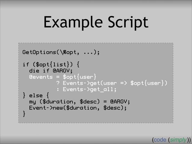 Writing Modular Command Line Apps With App Cmd Ppt