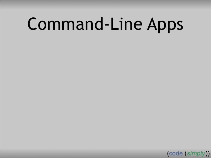 Writing Modular Command Line Apps With App Cmd