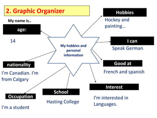 Writing my hobbies | PPTX
