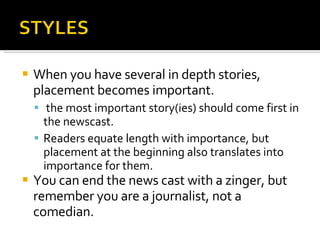 Writing News For Radio | PPT