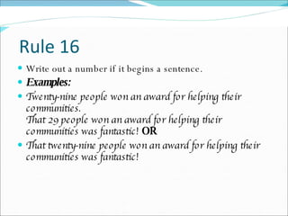 Writing Numbers | PPT