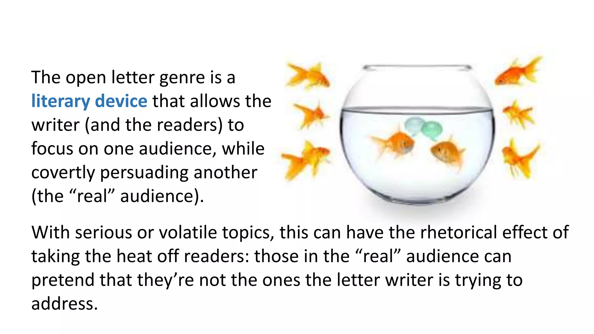 Writing Open Letters | PPTX