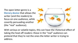 Writing Open Letters | PPTX