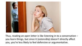 Writing Open Letters | PPTX