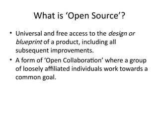 Writing-Open-Source-Software Open Source Projects | PPTX