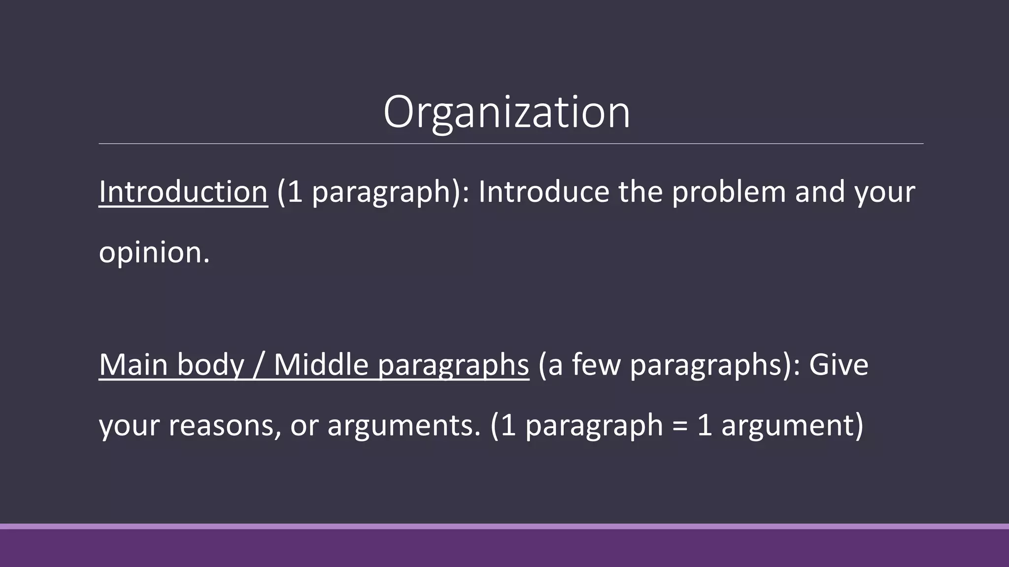 Writing opinion essay | PPTX
