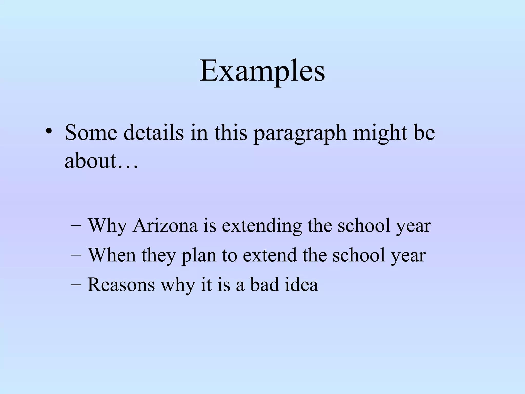 Writing paragraphs | PPT