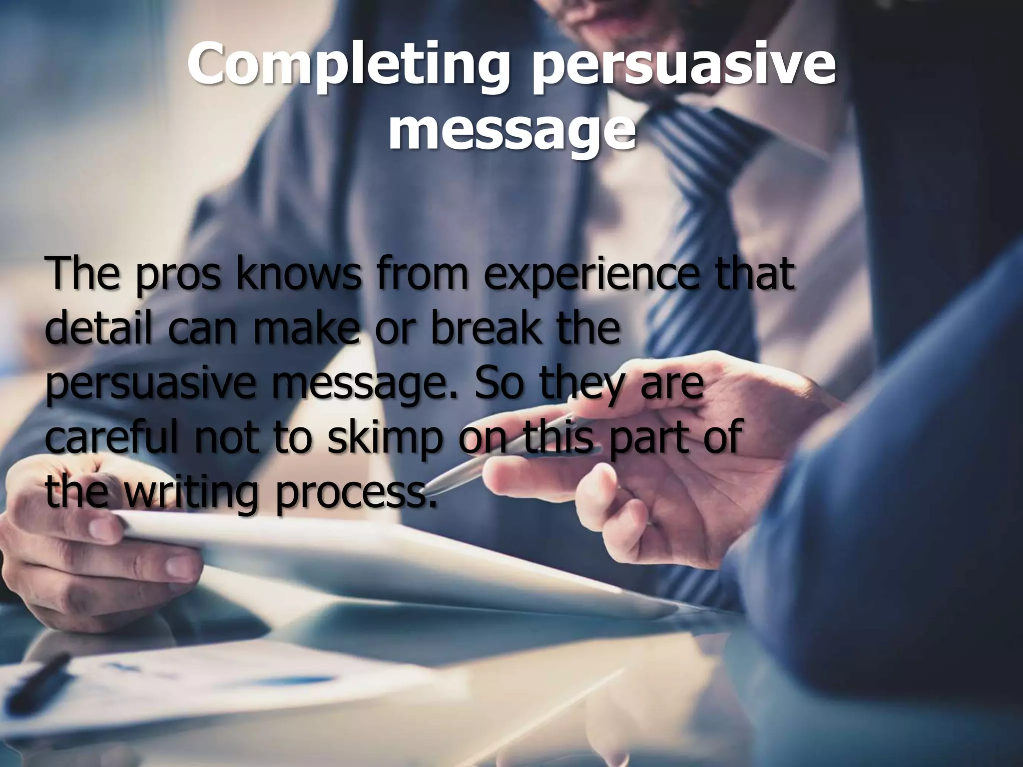 Writing persuasive-messages | PPTX