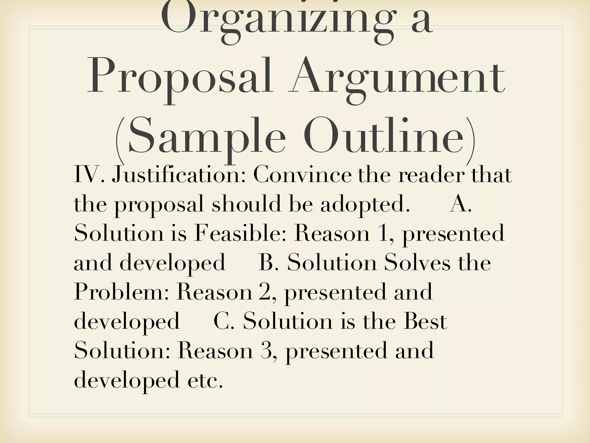 Writing Proposal Arguments | PPT