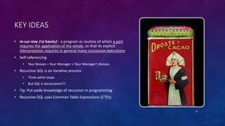 Writing Recursive Queries | PDF