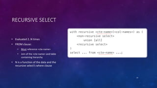Writing Recursive Queries | PDF