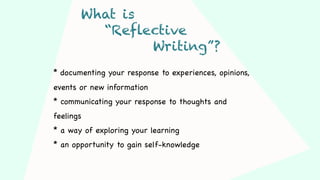 Writing - Reflective Paper | PDF