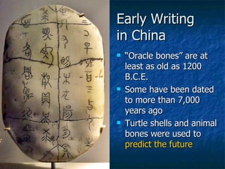 Writing Technologies of the Near and Far East | PPS