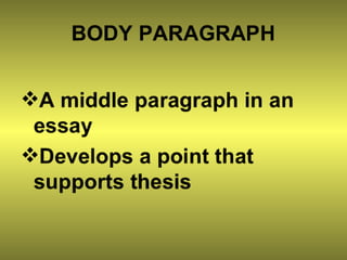 Writing Terminology | PDF