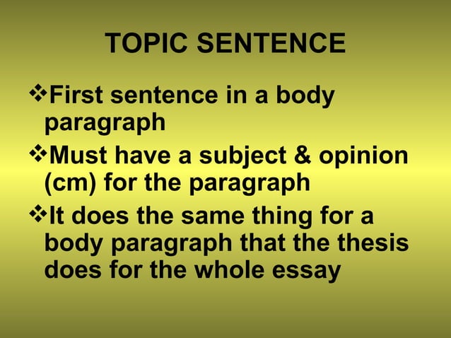 Writing Terminology | PPT