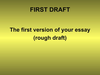 Writing Terminology | PPT