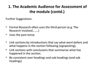 Writing the Report and Dissemination | PPT