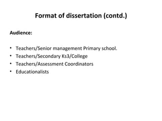 Writing the Report and Dissemination | PPT