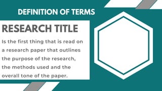 WRITING-THE-RESEARCH-TITLE.pptx | Education