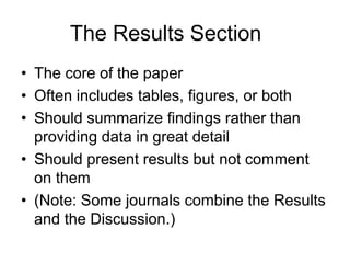 writing-the-results-section and discussion.ppt