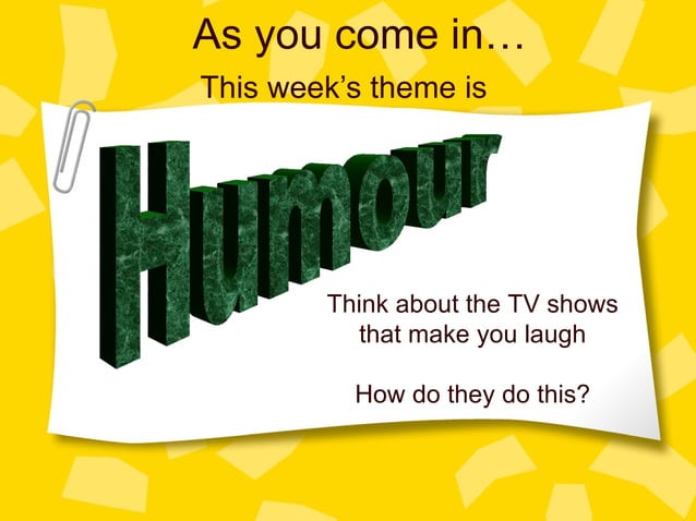 Writing To Entertain | PPT | Bars & Restaurants | Attractions