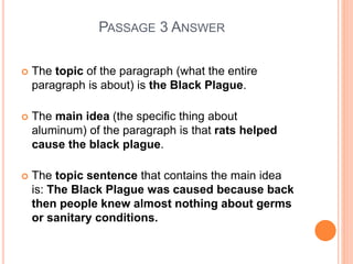Topic Sentences | PPTX