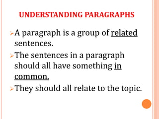 Topic Sentences | PPTX