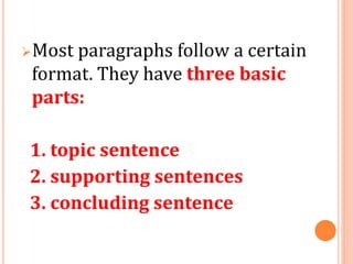 Topic Sentences | PPTX