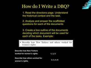 How to write a DBQ | PPT