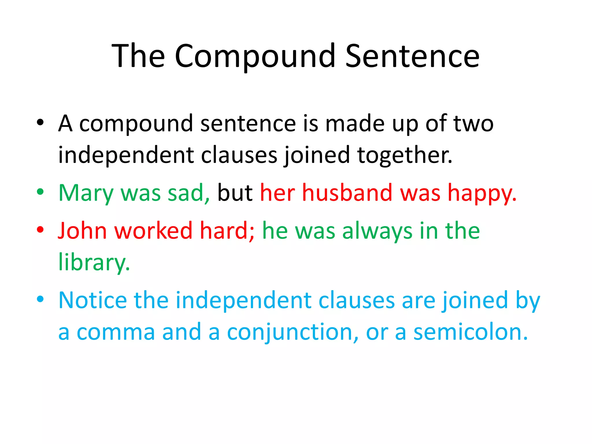 Writing 2 sentences | PPTX