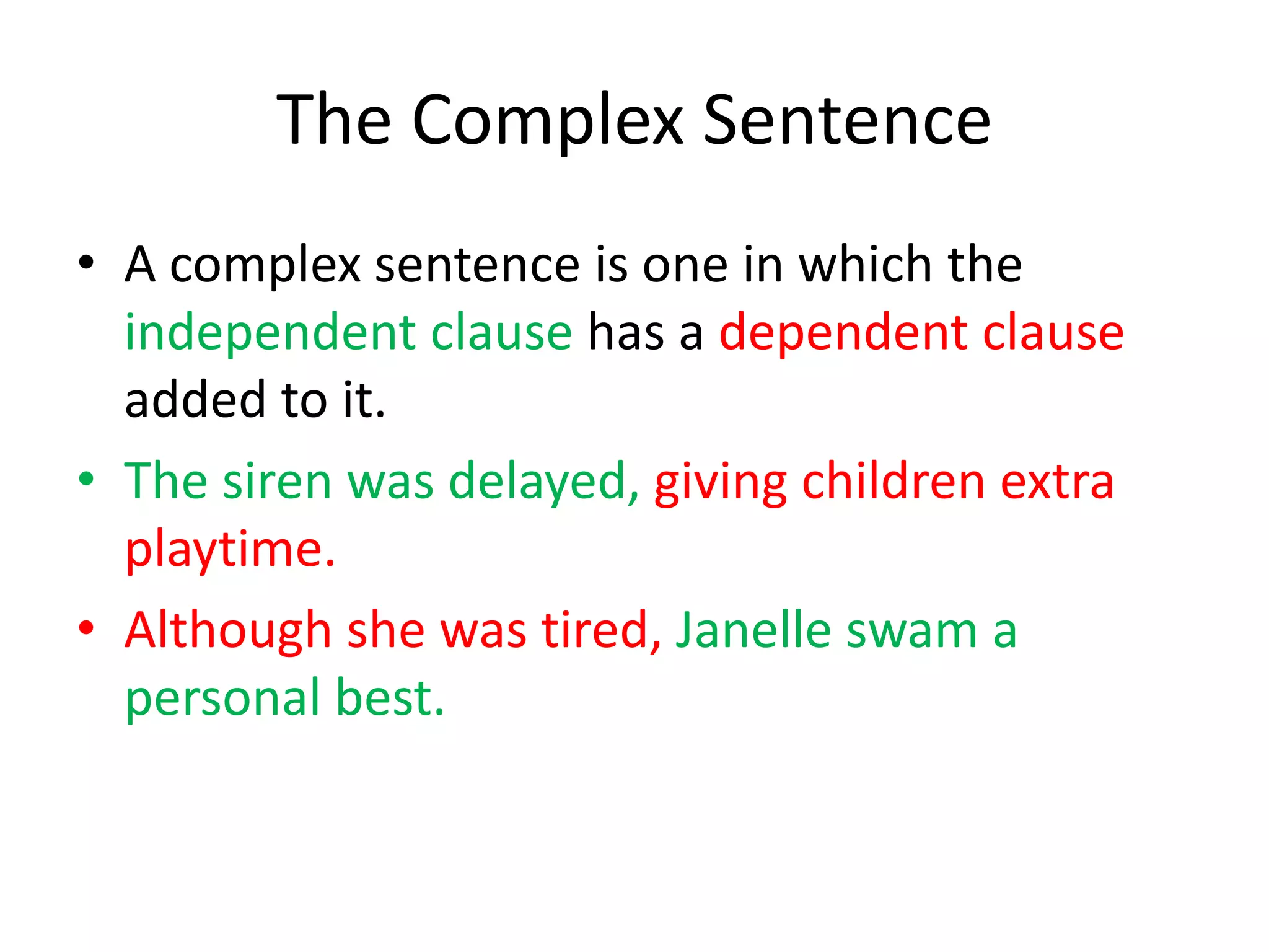 Writing 2 sentences | PPTX