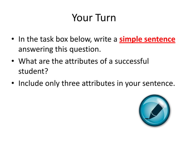 Writing 2 sentences | PPTX