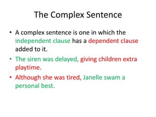 Writing 2 sentences | PPTX