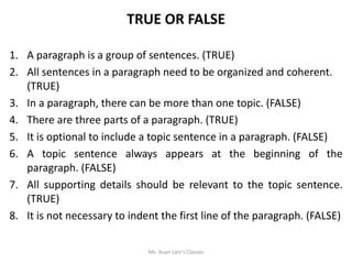 Writing 3 - Unit 1 | PPT