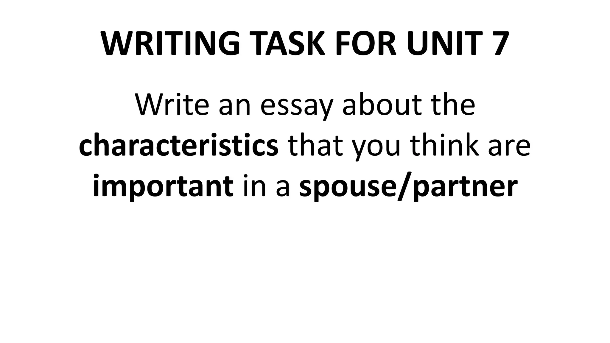 Writing 3 - Unit 7 | PDF