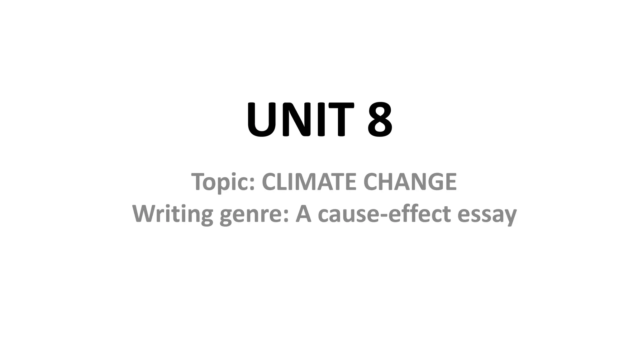 Writing 3 - Unit 8 | PPT