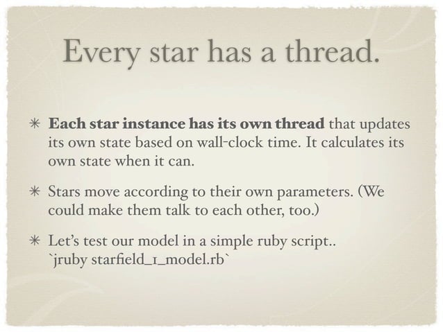 Writing 3D Applications Using ruby-processing | PPT