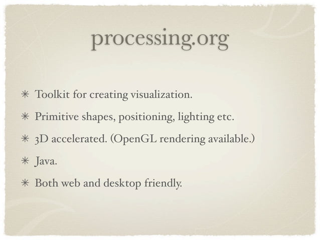 Writing 3d Applications Using Ruby Processing Ppt 2525
