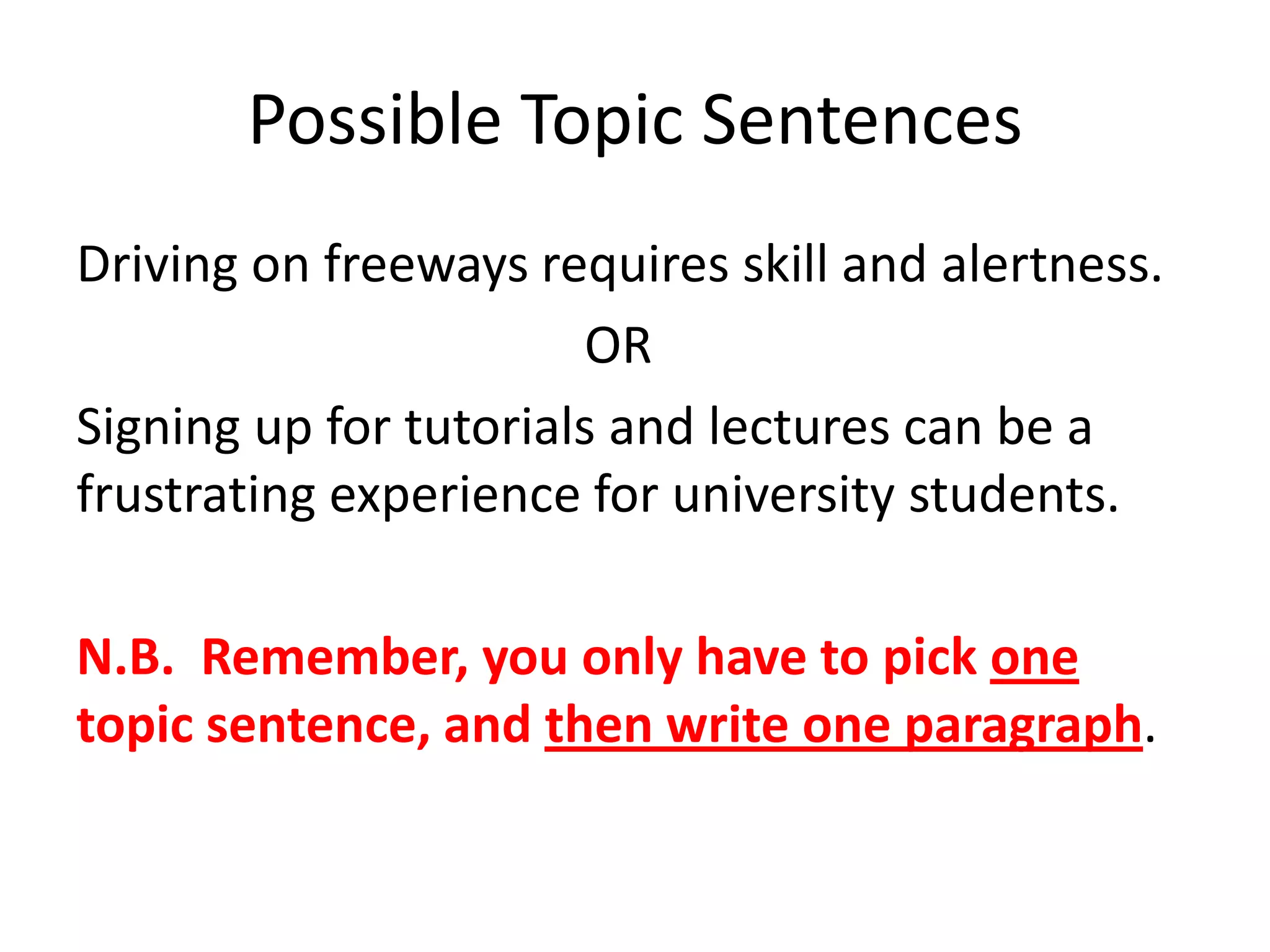 Writing 3 paragraphs | PPTX