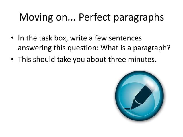 Writing 3 paragraphs | PPTX | Education