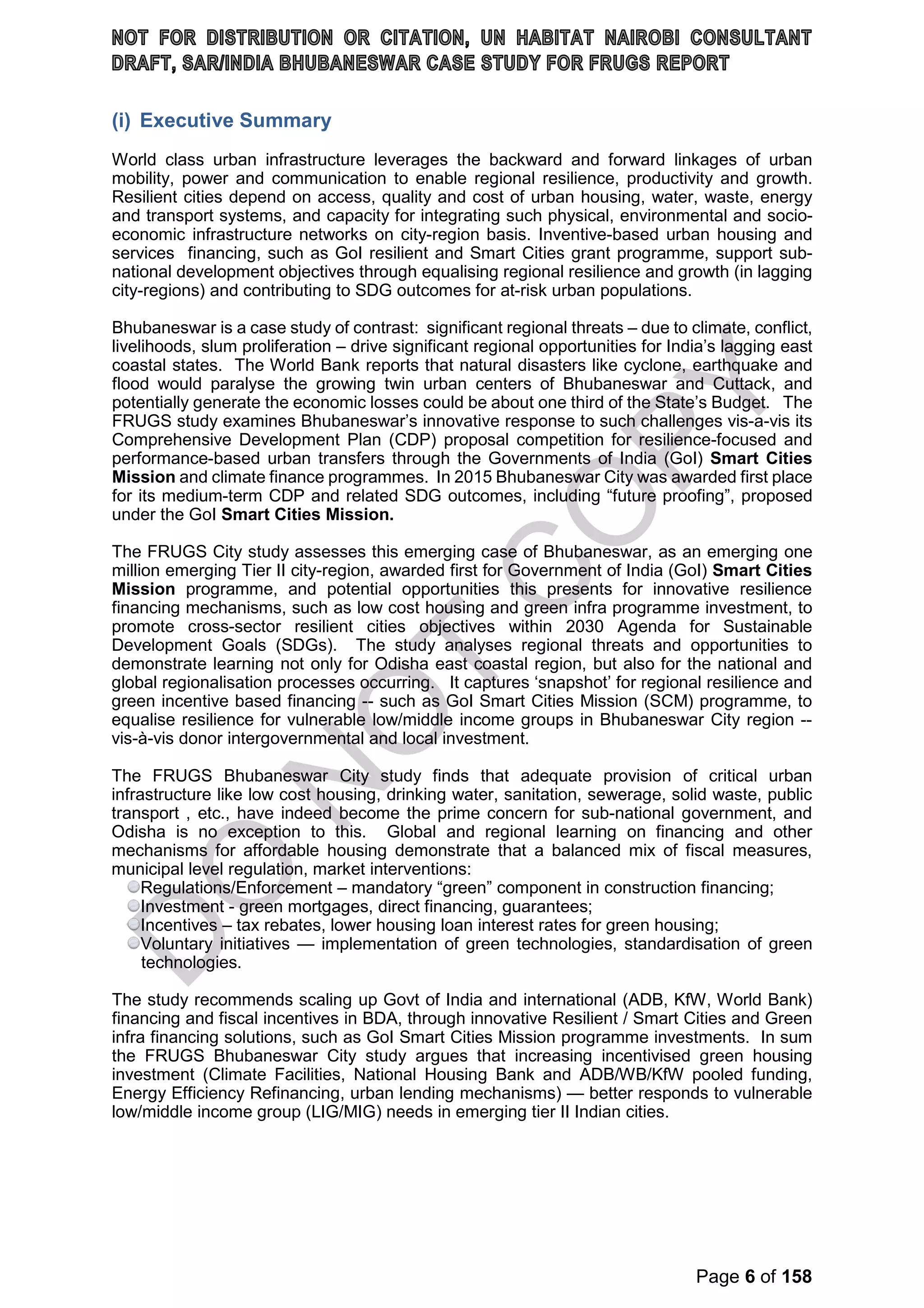 Professional Work / Report Writing Sample: AMishra UNHabitat India ...