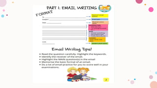 Writing Unit 1 Form 5. Part 1 E-mail. How to answer email question | PPTX