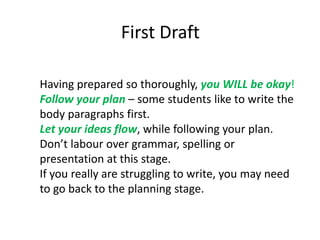 Writing 6 brainstorming and planning | PPTX