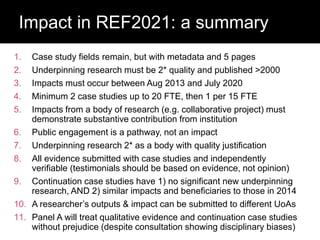 How to write a 4* impact case study | PPT
