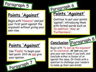 Writing A Balanced Argument | PPT