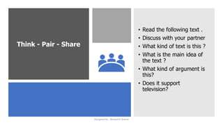 Ks2-Writing a balanced argument | PPTX
