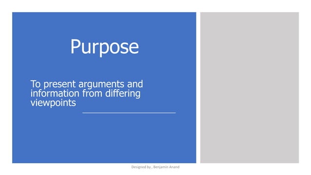 Ks2-Writing a balanced argument | PPTX