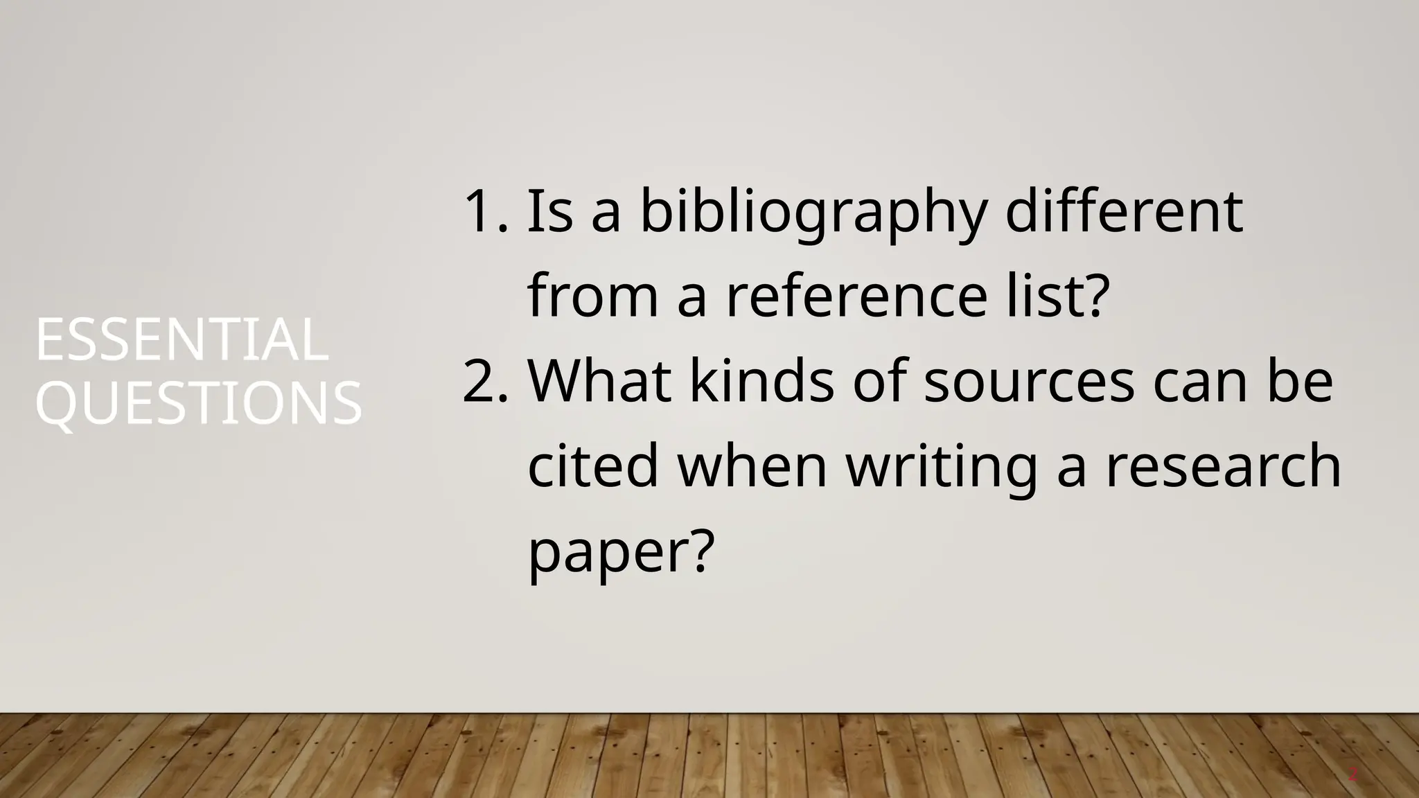 WRITING A BIBLIOGRAPHY (EAPP LESSON QUARTER 2) | PPTX