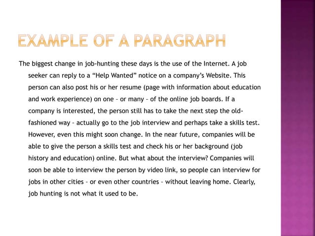 Writing a body paragraph.ppt