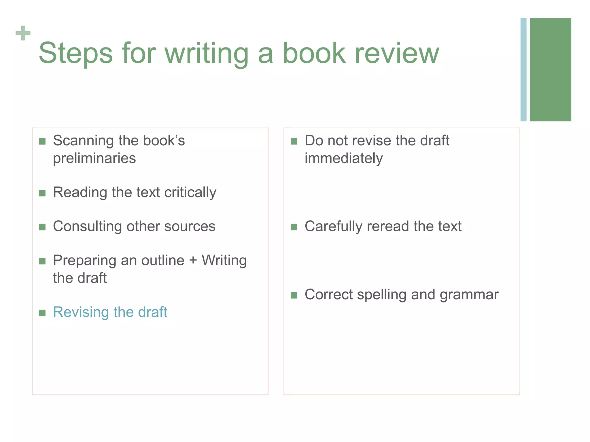 Writing a Book Review | PPTX | Publishing Industry | Industries